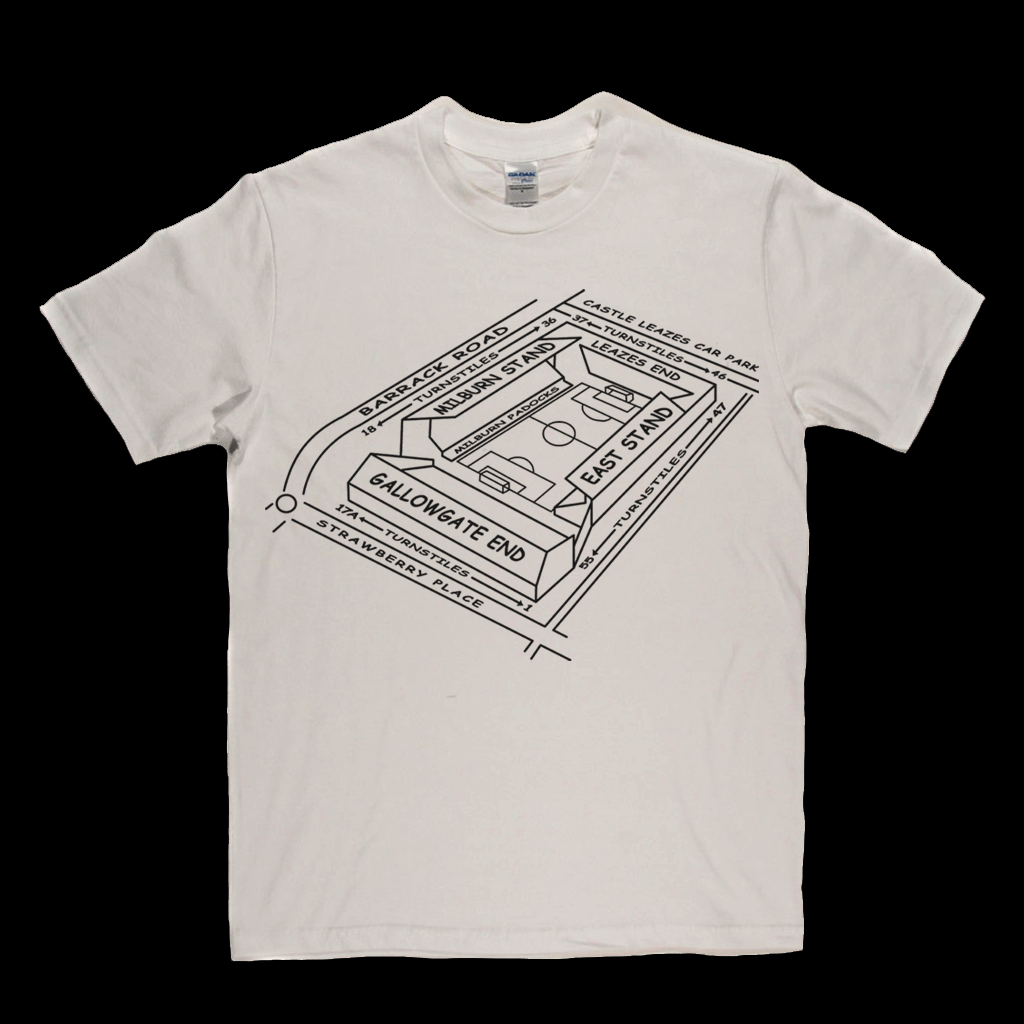 NUFC Ground Map Regular T-Shirt – TShirts365 Shop